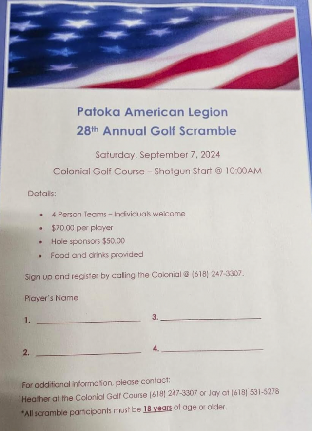 Scrambles - Colonial Golf Course